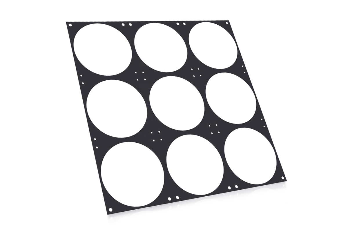 Alphacool Nova 1080 fan grill 9x120mm - black :: ..:: Angela.pl