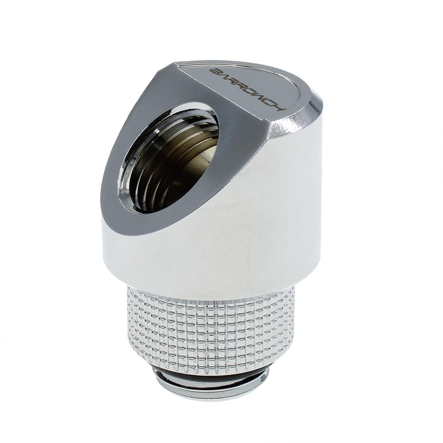 BarrowCH G1/4 Male Rotary To Smooth 45 Degree Female Angle - Shiny ...