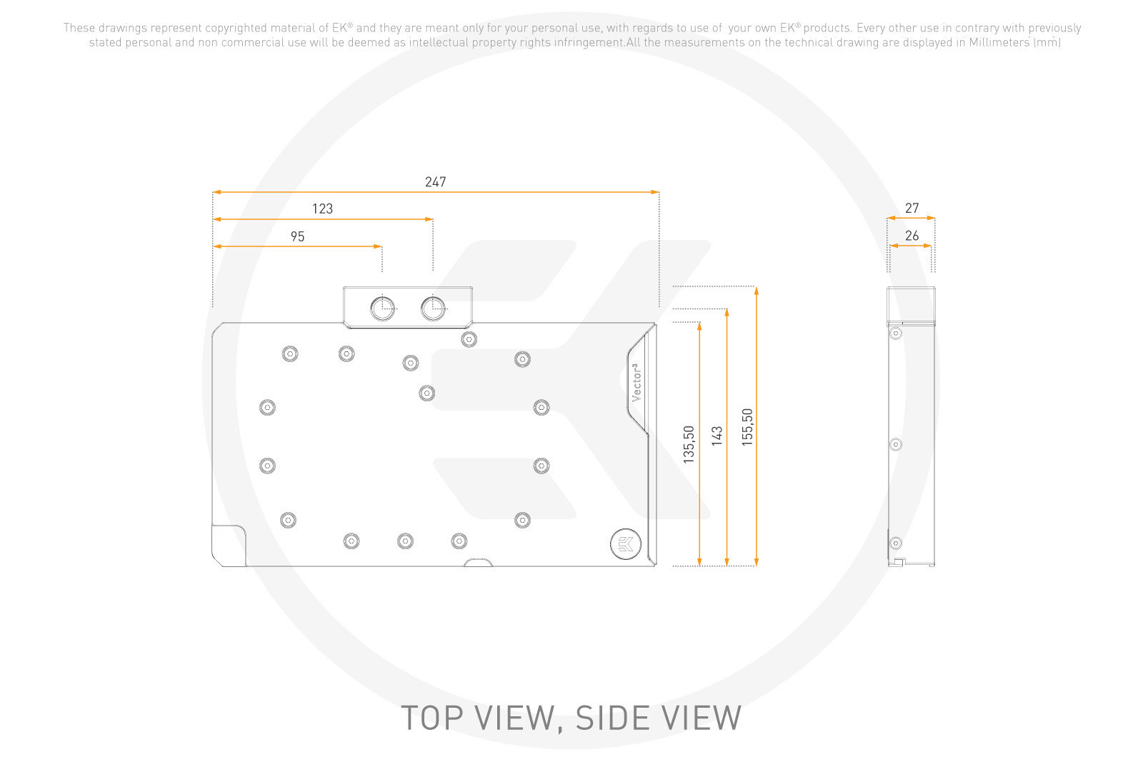 EK Water Blocks EK-Quantum Vector³ TUF RTX 5090 - Plexi :: ..:: Angela ...