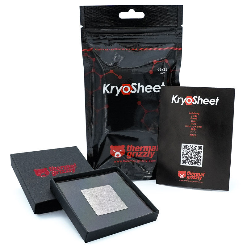 Thermal Grizzly KryoSheet graphene thermal pads - 29x25 mm ...