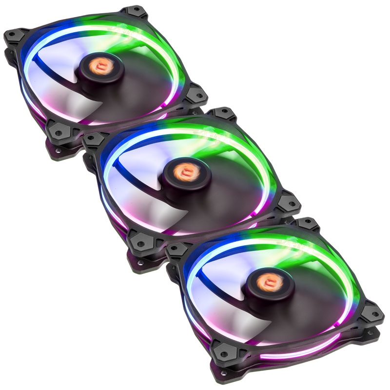Thermlatake Riing 14 LED RGB 256 Colors Fan (3 Fan Pack) :: ..:: Angela ...